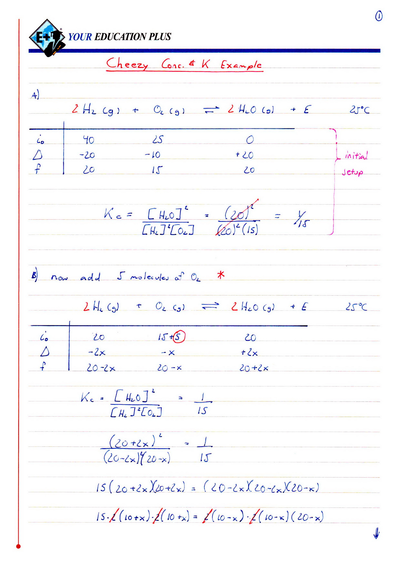 IB Chemistry SL & HL: 17.1 - Equilibrium Shift When Changing Quantities